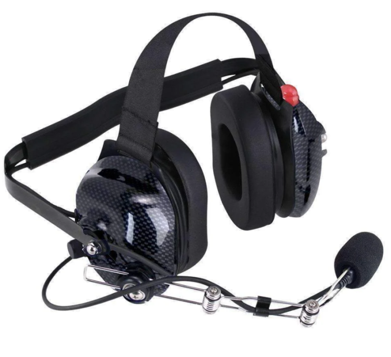 Rugged Behind the Head Headset – Black Carbon Look (ICOM) – Apogee ...